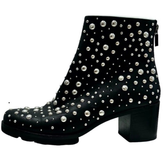 Walter Steiger | Shoes | Walter Steiger Black Leather Ankle Boots With ...